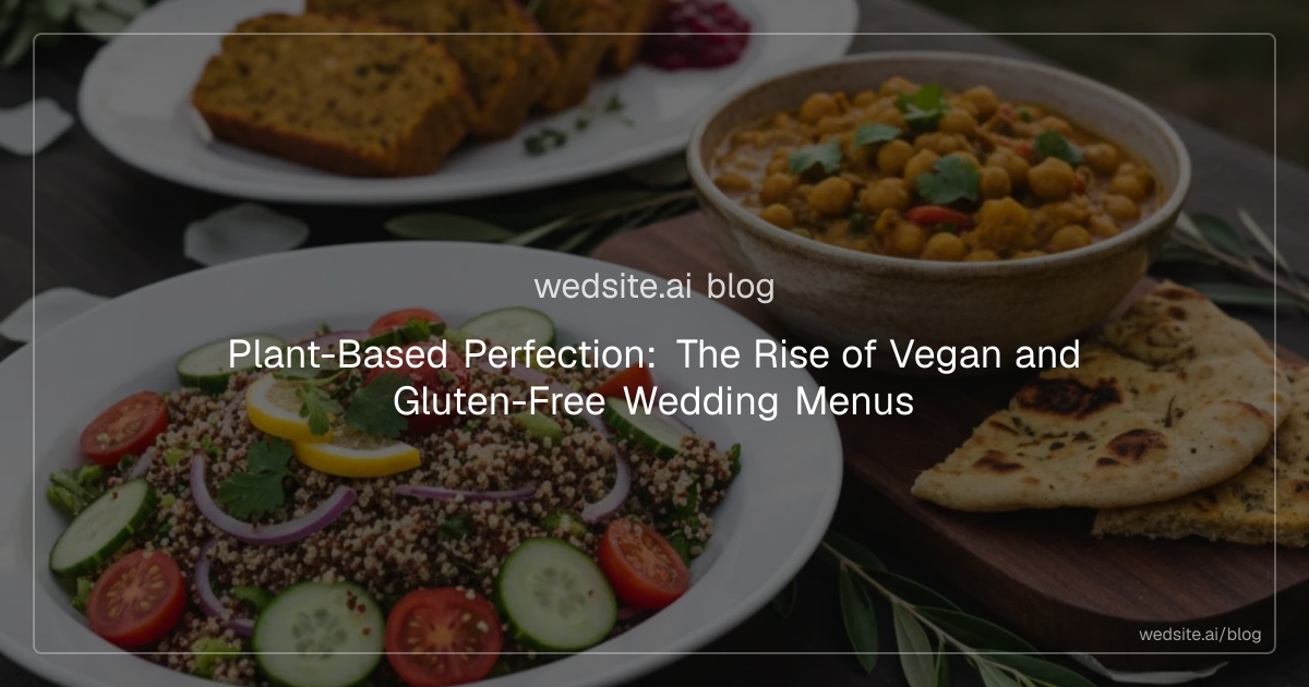 Plant-Based Perfection: The Rise of Vegan and Gluten-Free Wedding Menus ...